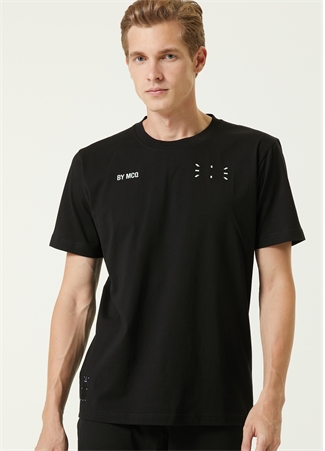 MCQ Erkek Siyah Baskılı Bisiklet Yaka Basic T-shirt XS EU MCQ Erkek Siyah Baskılı Bisiklet Yaka Basic T-shirt XS EU