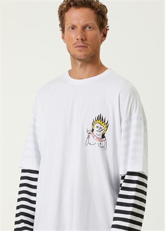 Turn & Bake Erkek Role Model Çift Kollu T-shirt Siyah S EU Turn & Bake Erkek Role Model Çift Kollu T-shirt Siyah S EU