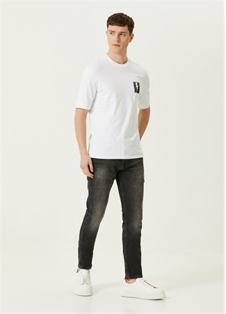 Neil Barrett Erkek JEAN PANTOLON Gri 34 US Neil Barrett Erkek JEAN PANTOLON Gri 34 US