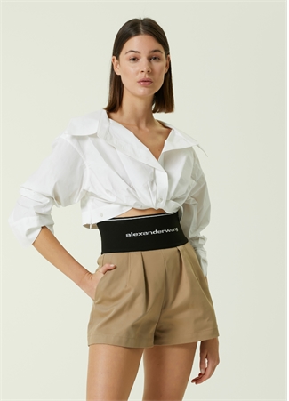 Alexander Wang Kadın Beyaz Yaka Detaylı Gömlek 2 US Alexander Wang Kadın Beyaz Yaka Detaylı Gömlek 2 US