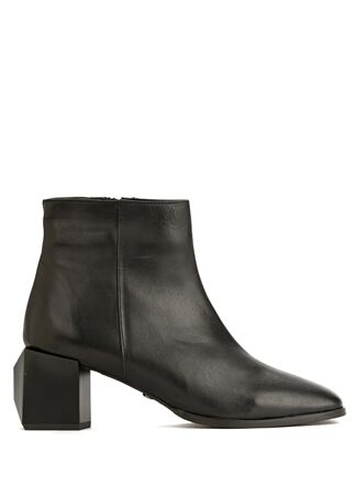 Divarese Kadın Siyah Deri Bot 40 EU
