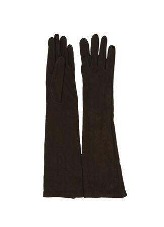 Faraway Kadın Norma Kahverengi Süet Eldiven L EU