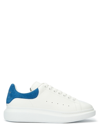 Alexander McQueen Erkek Oversize Beyaz Mavi Deri Sneaker 42 EU Alexander McQueen Erkek Oversize Beyaz Mavi Deri Sneaker 42 EU