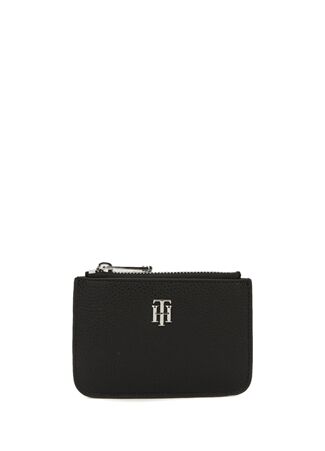 Tommy Hilfiger Kadın Siyah Logolu Kartlık EU