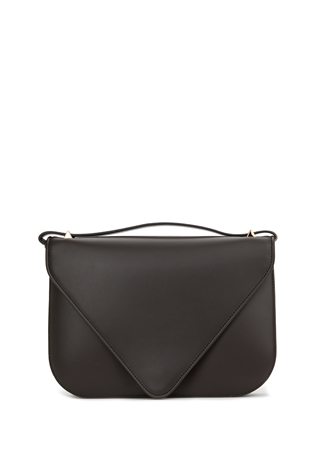 Bottega Veneta Kadın Kahverengi Deri Omuz Çantası EU