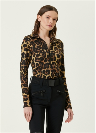 Goldbergh Kadın Ocelot Slim Fit Leopar Desenli Üst Kahverengi Xs Eu Goldbergh Kadın Ocelot Slim Fit Leopar Desenli Üst Kahverengi Xs Eu