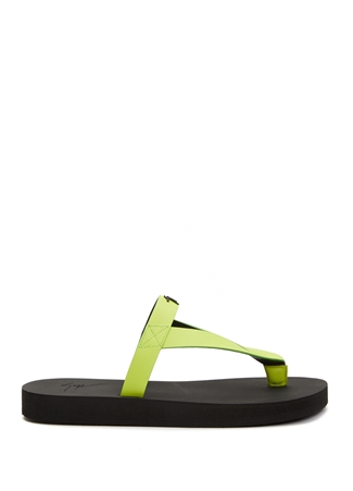Giuseppe Zanotti Erkek Sarı Logolu Deri Terlik Yeşil 4 Eu Giuseppe Zanotti Erkek Sarı Logolu Deri Terlik Yeşil 4 Eu