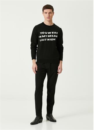 Academia Erkek Siyah Dar Paça Pantolon 44 IT