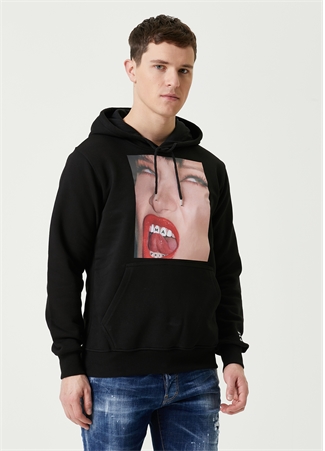 Ma Primi Giovani Erkek X Bella Siyah Kapüşonlu Sweatshirt S EU