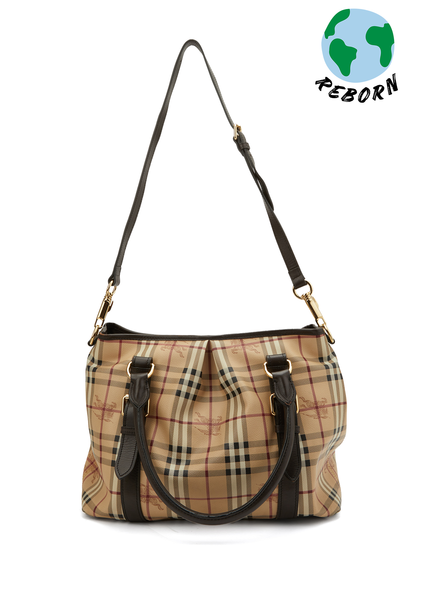 Beymen Reborn - Burberry Check Northfield Bag - Multicolor