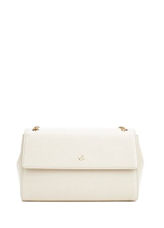 Beymen Club Kadın Tia Medium Bej Logolu Omuz Çantası EU