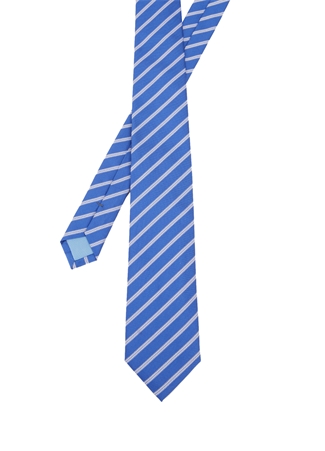 Tino Cosma Erkek Mavi Verev Çizgili Kravat EU Tino Cosma Erkek Mavi Verev Çizgili Kravat EU