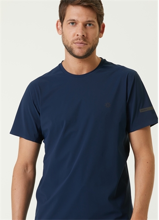 Isaora Erkek Lacivert Bisiklet Yaka T-shirt S EU Isaora Erkek Lacivert Bisiklet Yaka T-shirt S EU