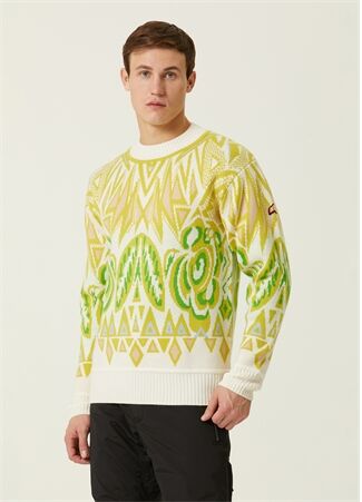 Jet Set Erkek Ekru Jakarlı Kazak Bej S EU