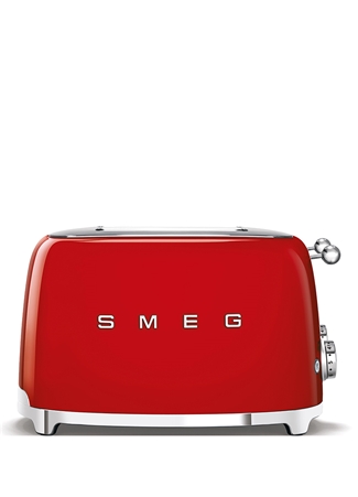 Smeg Kırmızı 1x4 Ekmek Kızartma Makinesi Smeg Kırmızı 1x4 Ekmek Kızartma Makinesi