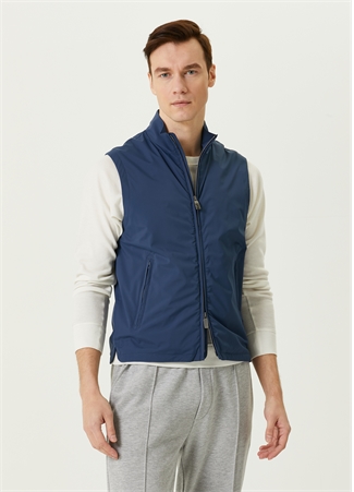 Canali Erkek Mavi Dış Yelek 48 IT Canali Erkek Mavi Dış Yelek 48 IT