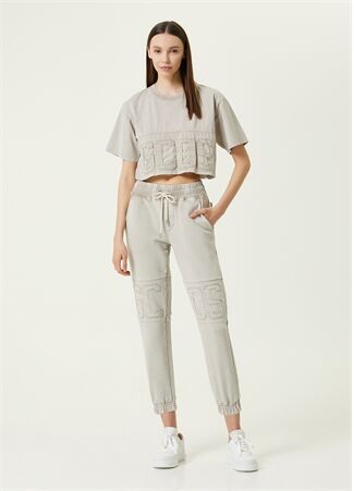 Gcds Kadın Gri Logo Nakışlı Eşofman Altı Xs Eu Gcds Kadın Gri Logo Nakışlı Eşofman Altı Xs Eu