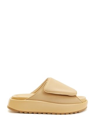 Gia Borghini Kadın Bej Deri Terlik 36 Eu