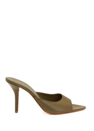 Gia Borghini Kadın Perni 04 Haki Deri Terlik 36 Eu Gia Borghini Kadın Perni 04 Haki Deri Terlik 36 Eu