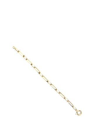 Collection Kadın Zincir Formlu Altın Rengi Bileklik EU