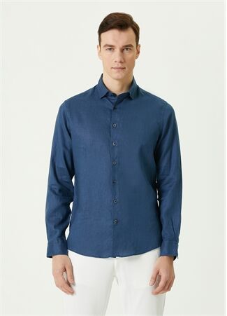 Network Erkek GÖMLEK Mavi 40 EU