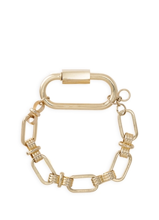 Hipanema Kadın Clement Gold Zincir Formlu Bileklik Altın Rengi EU