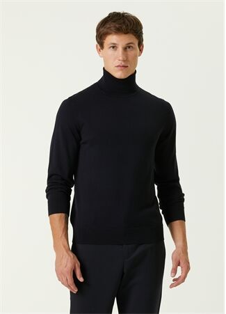Sandro Erkek Lacivert Balıkçı Yaka Yün Kazak XS EU Sandro Erkek Lacivert Balıkçı Yaka Yün Kazak XS EU