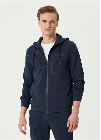 Beymen Club Erkek Lacivert Kapüşonlu Sweatshirt S Beymen Club Erkek Lacivert Kapüşonlu Sweatshirt S