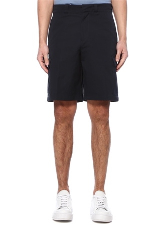 Prada Erkek Lacivert Kargo Cepli Bermuda 48 It