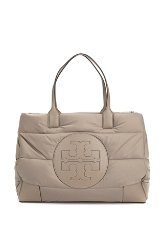 Tory Burch Kadın Vizon Logolu Kapitoneli Omuz Çantası Bej EU Tory Burch Kadın Vizon Logolu Kapitoneli Omuz Çantası Bej EU