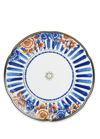 Vista Alegre Atlantis Cannaregio Beyaz Mavi Çizgili Porselen Tabak Vista Alegre Atlantis Cannaregio Beyaz Mavi Çizgili Porselen Tabak