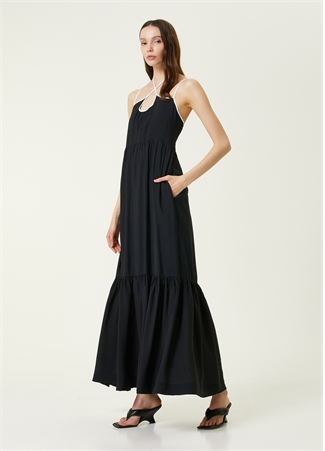 Jonathan Simkhai Kadın Kaftan Siyah Xs Eu