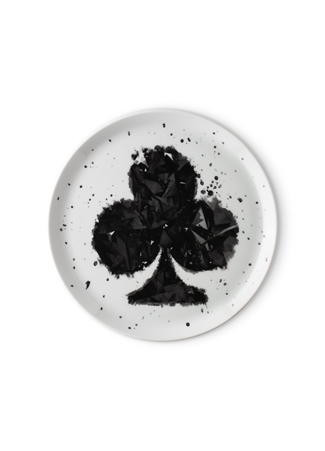 Bualh Carbonado Porselen 24 Cm Pasta Tabağı Siyah Bualh Carbonado Porselen 24 Cm Pasta Tabağı Siyah
