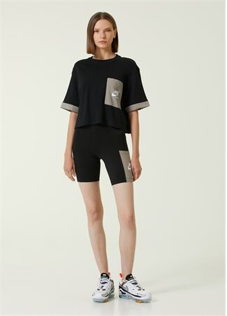 Nike Kadın NSW Siyah Gri Biker Şort M EU