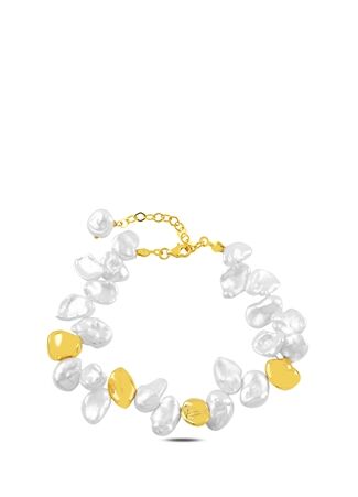 Felizist Kadın Maia Boncuklu Altın Rengi Kaplama Bileklik EU Felizist Kadın Maia Boncuklu Altın Rengi Kaplama Bileklik EU