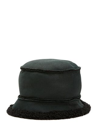 Pal Zileri Erkek Yeşil Deri Şapka L It