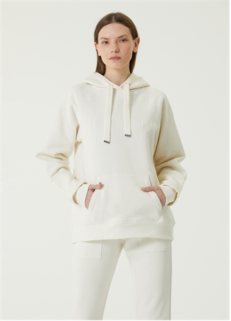 Allsaints Kadın Lucia Ekru Kapüşonlu Sweatshirt Beyaz M EU Allsaints Kadın Lucia Ekru Kapüşonlu Sweatshirt Beyaz M EU