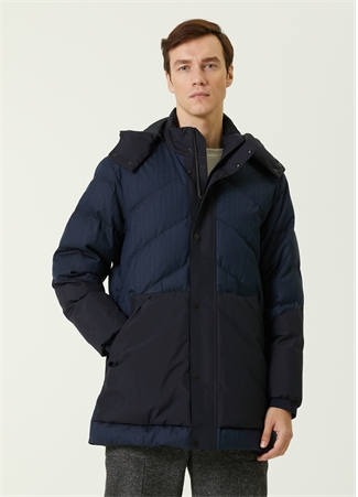 Z Zegna Erkek Use The Existing Lacivert Kapüşonlu Yün Parka L IT Z Zegna Erkek Use The Existing Lacivert Kapüşonlu Yün Parka L IT