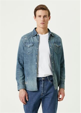 Polo Ralph Lauren Erkek GÖMLEK Mavi S EU