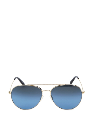 Oliver Peoples Gold Pilot Stil Güneş Gözlüğü Altın Rengi 58 EU Oliver Peoples Gold Pilot Stil Güneş Gözlüğü Altın Rengi 58 EU