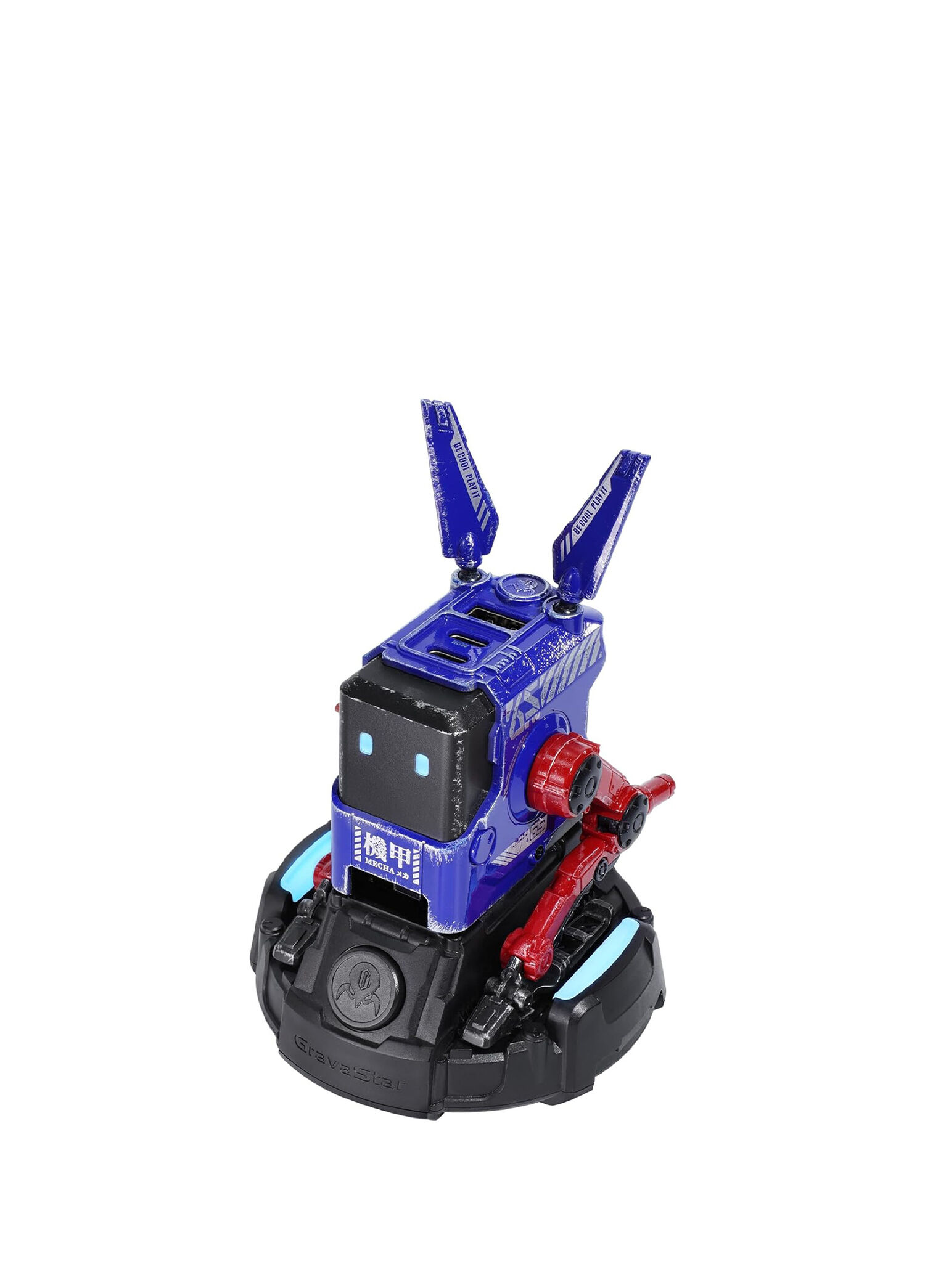 Gravastar - Alpha65 Mavi Robot Figürlü 65W Hızlı Şarj Adaptörü ve Şarj ...