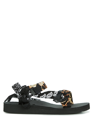 Arizona Love Kadın Trekky Siyah Leoparlı Ekoseli Sandalet Kahverengi 36 EU Arizona Love Kadın Trekky Siyah Leoparlı Ekoseli Sandalet Kahverengi 36 EU