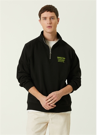 Freedom of Space Erkek Brain Siyah Yakası Fermuarlı Sweatshirt S EU Freedom of Space Erkek Brain Siyah Yakası Fermuarlı Sweatshirt S EU