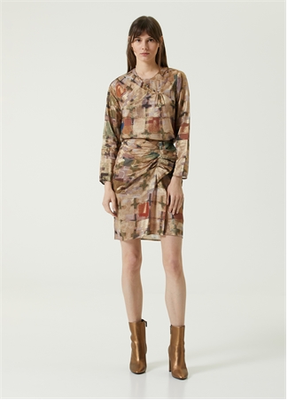 Maksu Kadın Trieste Silver Desenli Pili Detaylı Mini Etek Gri S EU Maksu Kadın Trieste Silver Desenli Pili Detaylı Mini Etek Gri S EU