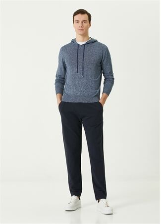 Canali Erkek Lacivert Beli Kordonlu Eşofman Altı 54 IT