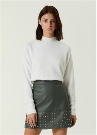 Network Kadın Slim Fit Ekru Kazak Bej S EU Network Kadın Slim Fit Ekru Kazak Bej S EU