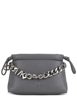 Michael Kors Kadın Gri Logolu Omuz Çantası EU