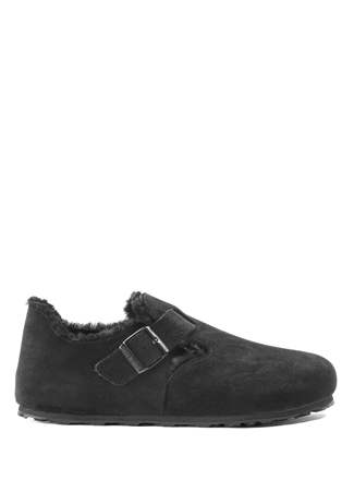 Birkenstock Erkek London Siyah Shearlingli Süet Loafer 42 EU Birkenstock Erkek London Siyah Shearlingli Süet Loafer 42 EU