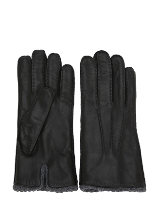 Mazzoleni Gloves Erkek Siyah Deri Eldiven M EU Mazzoleni Gloves Erkek Siyah Deri Eldiven M EU