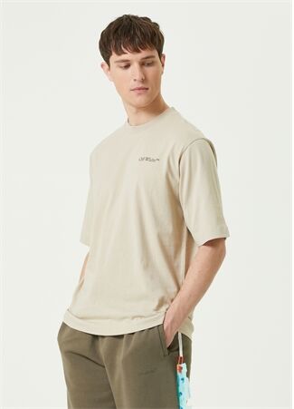 Off-white Erkek Tshirt Bej S Eu